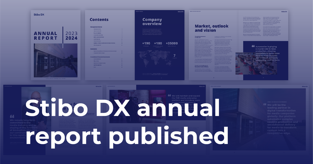 Stibo DX annual report 2023-2024 published